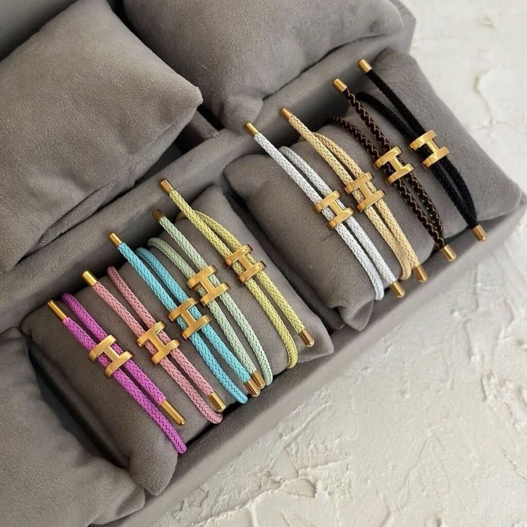 Hermes Draw string bracelet – junejewelries.com